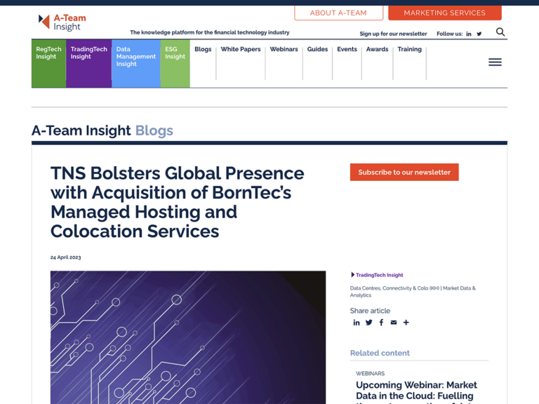 Media Center and Resources | TNS