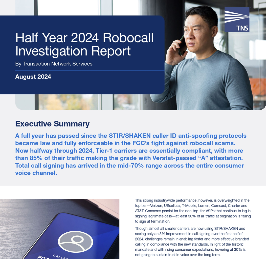 2024 Robocall Investigation Report | TNS